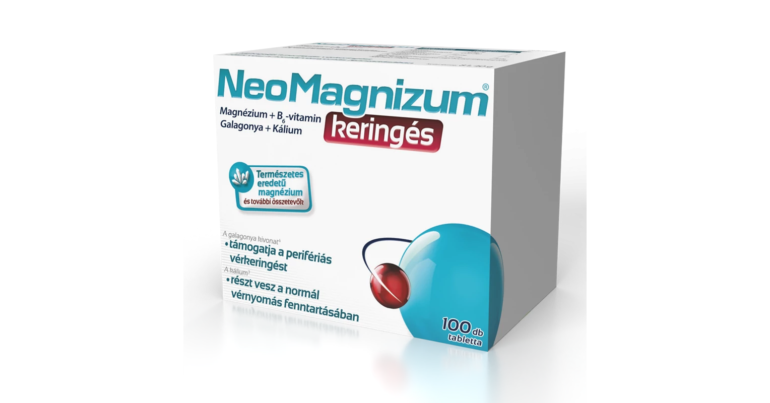 NeoMagnizum keringés magnézium tabletta 100x - Aflofarm