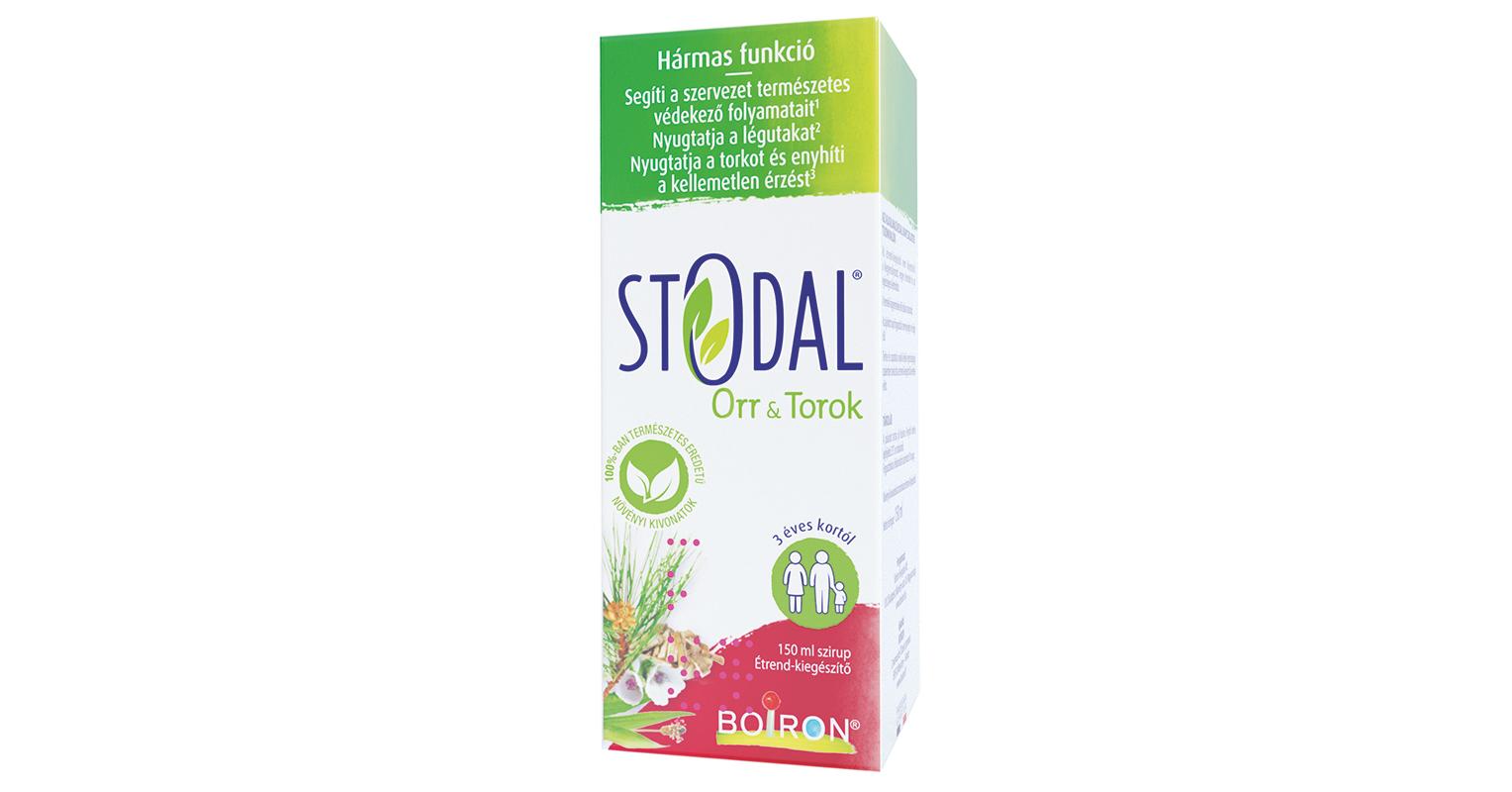 Stodal Orr és torok szirup 150ml - BOIRON - Napi Vitamin