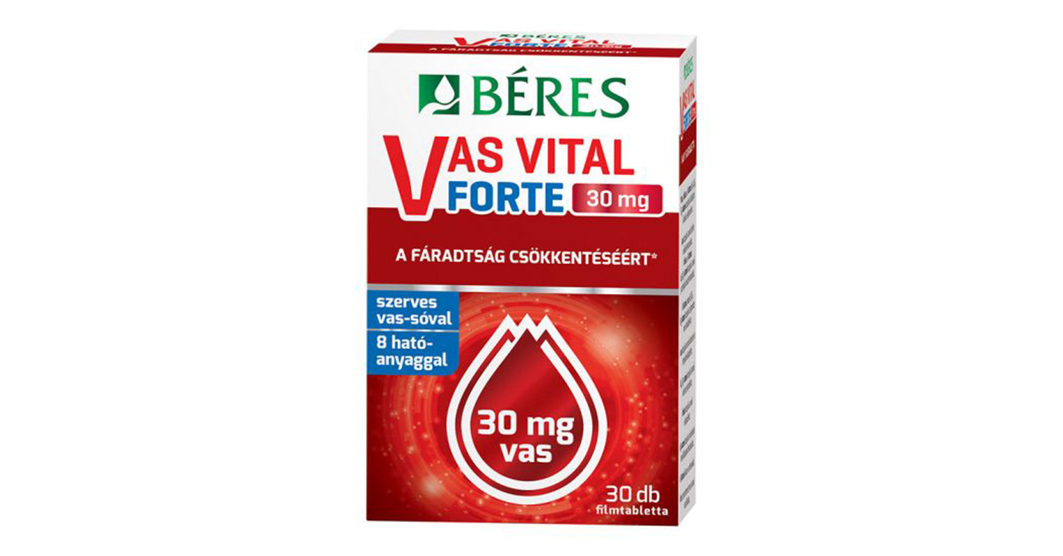 Béres Vas Vital 30mg Forte filmtabletta 30x - Béres - Napi Vitamin