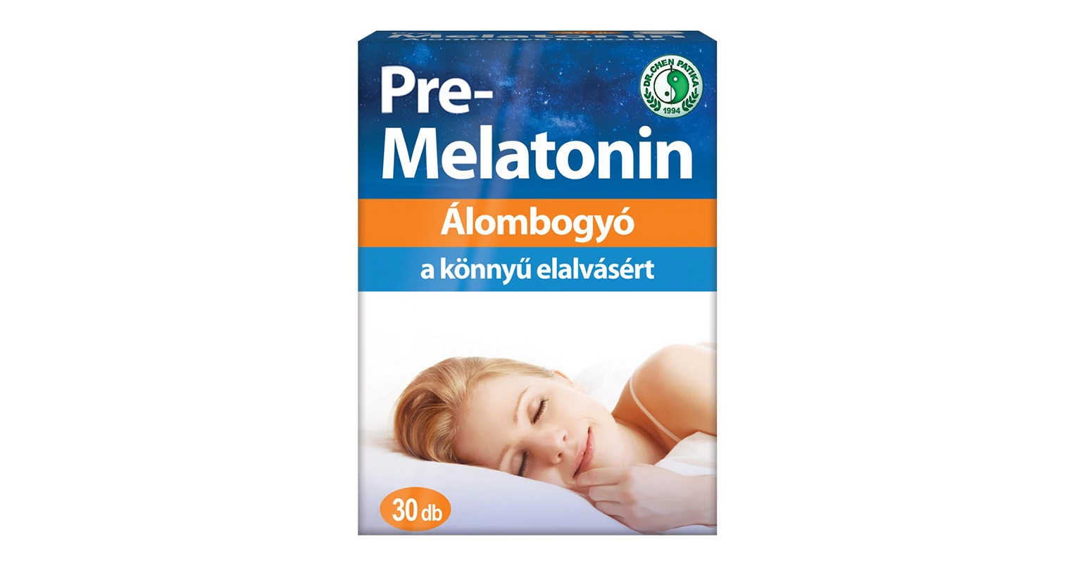 Dr. Chen Pre-Melatonin Álombogyó kapszula 30x - Dr. Chen