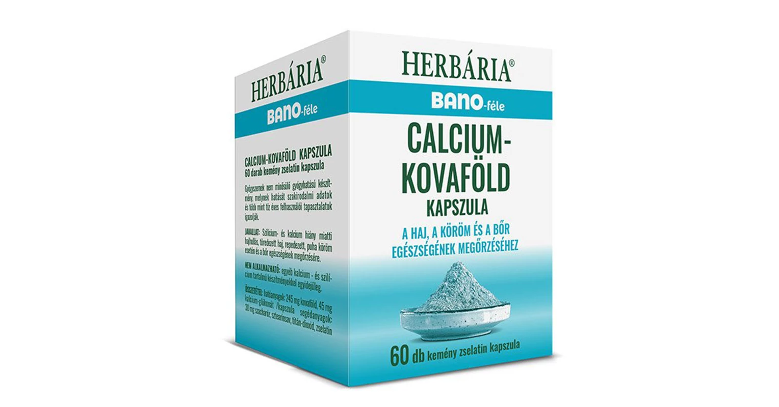 Bánó Calcium-kovaföld kapszula 60x - Herbária Zrt.
