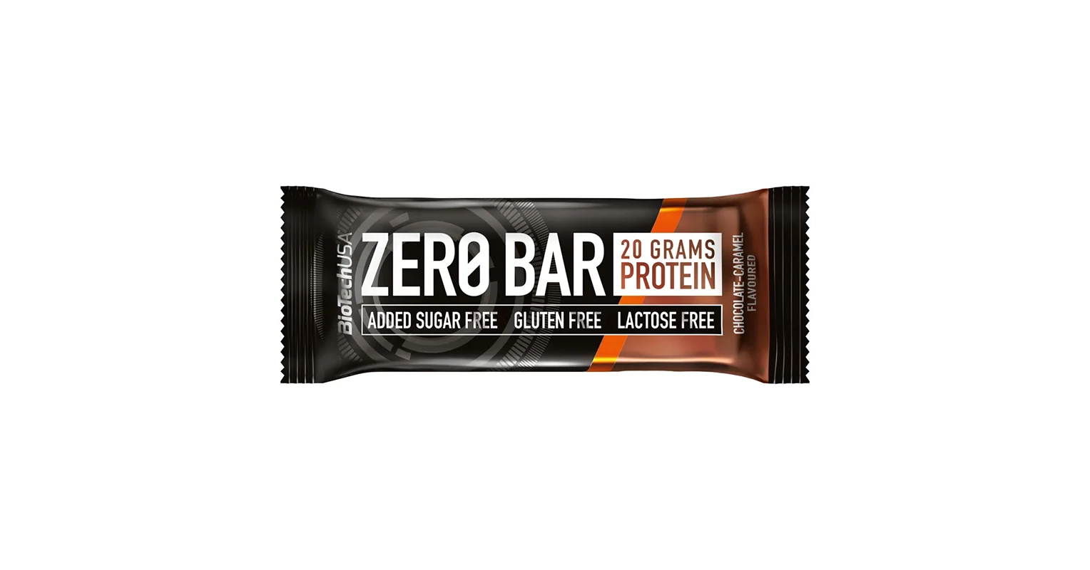 BioTech Zero Bar szelet csokoládé karamell 50g - BioTechUSA Kft.