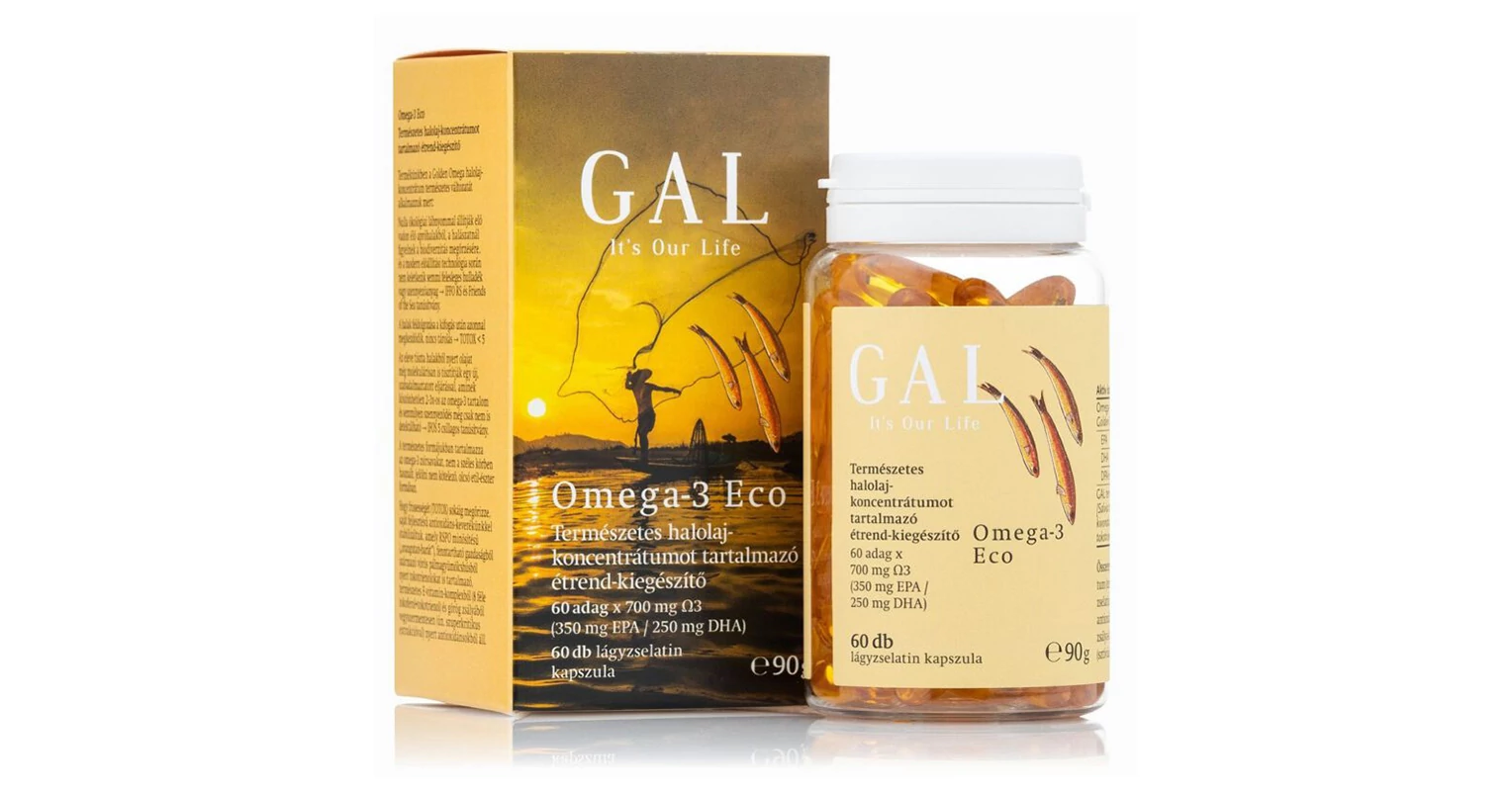 GAL Omega-3 Halolaj ECO kapszula 60x - GAL Vital Synergytech Kft.