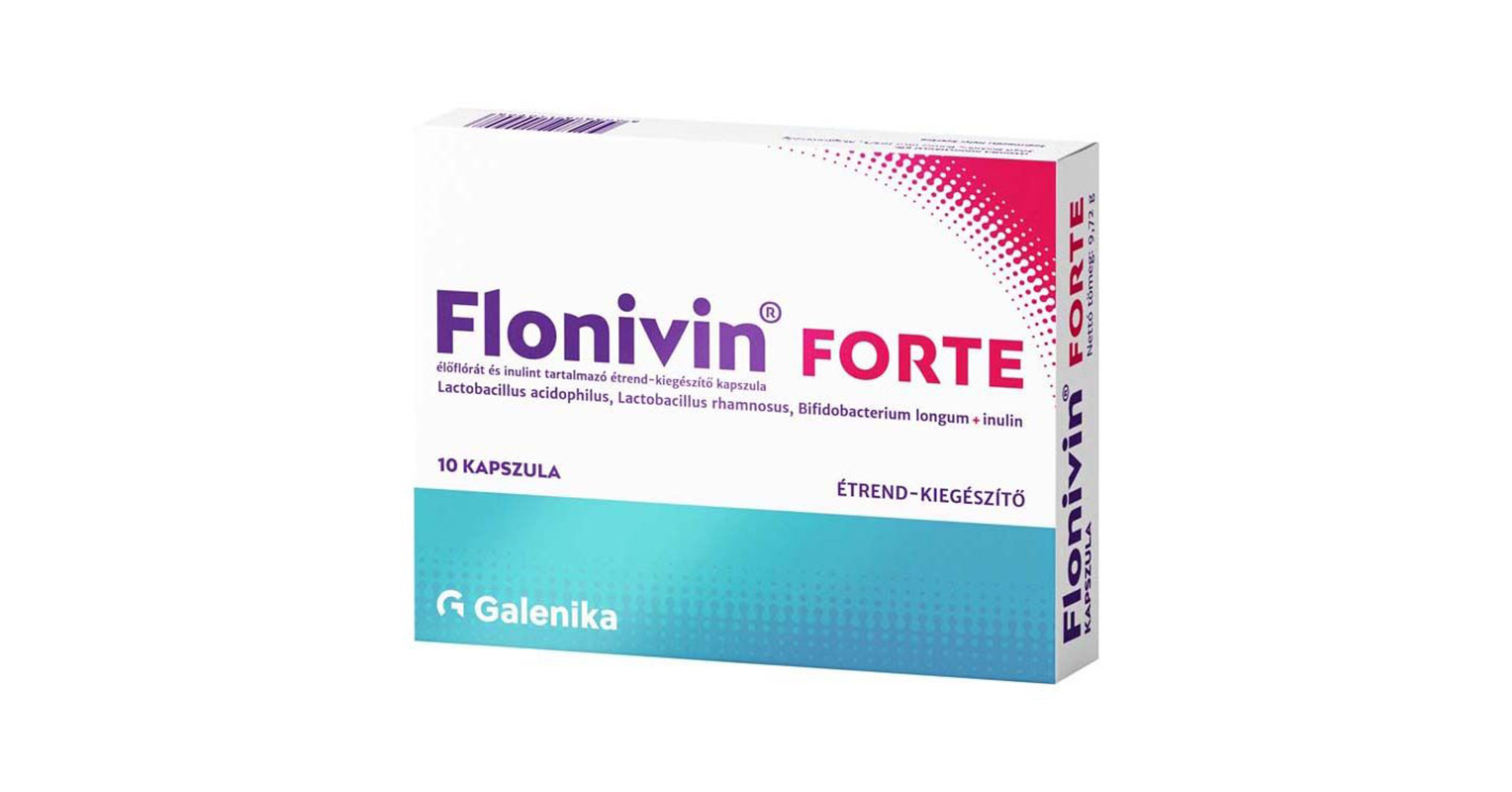 Flonivin Forte élőflóra inulin kapszula 10x - Galenika - Napi Vitamin