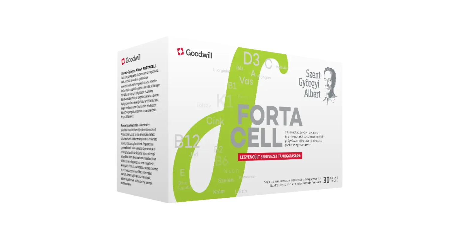 Szent-Györgyi Albert FORTACELL 30x - Goodwill - Napi Vitamin