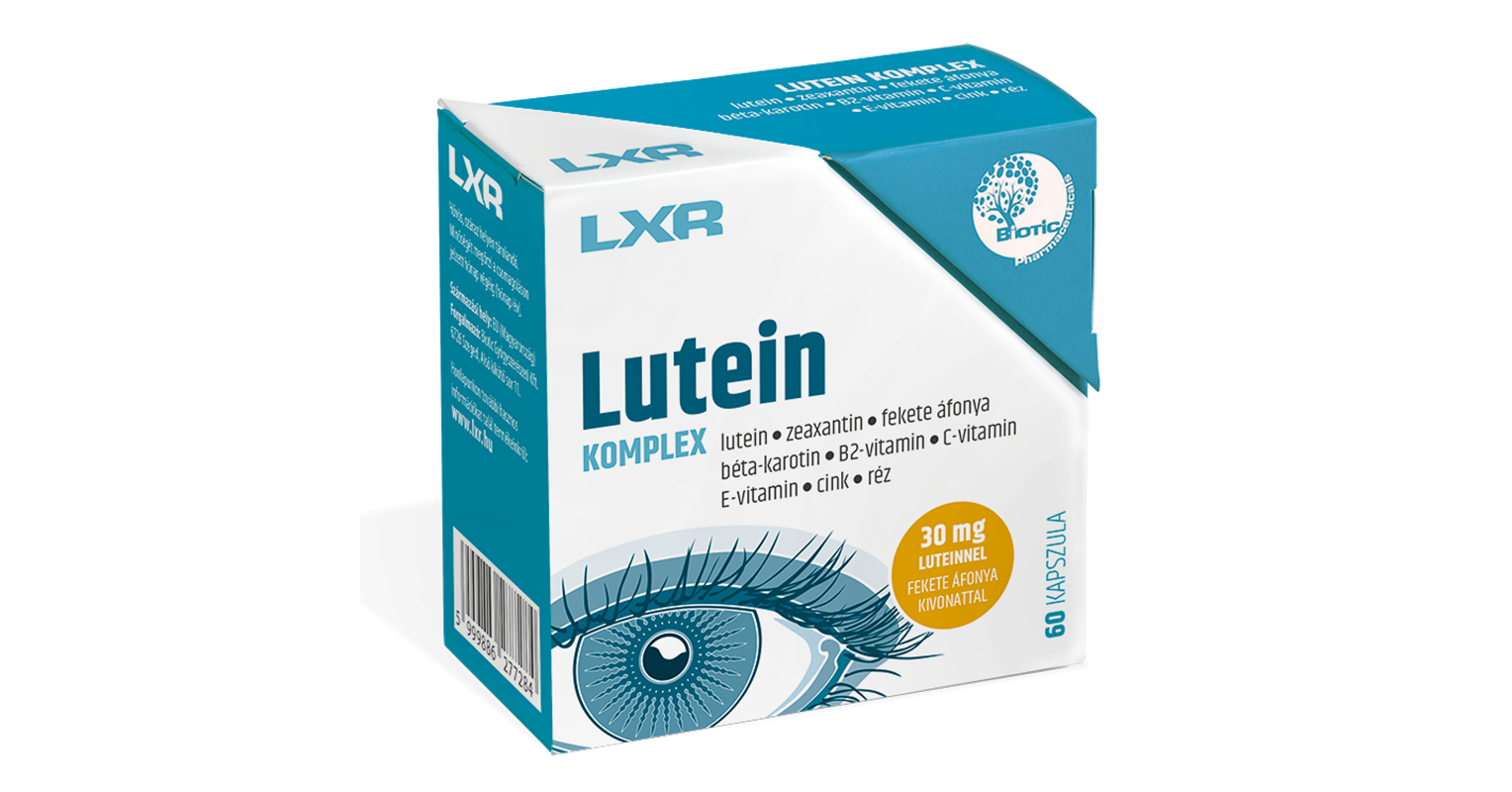 LXR Lutein Komplex kapszula 60x - Biotic Gyógyszerészeti Kft. - Napi ...