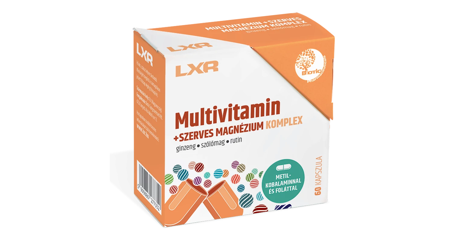 LXR Multivitamin Komplex kapszula 60x - Biotic Gyógyszerészeti Kft.