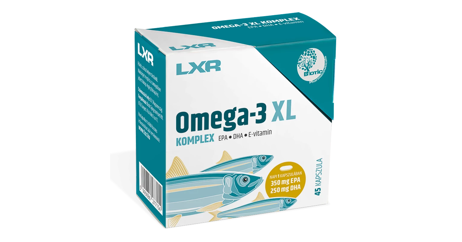 LXR Omega-3 XL Komplex lágy kapszula 45x - Biotic Gyógyszerészeti Kft.