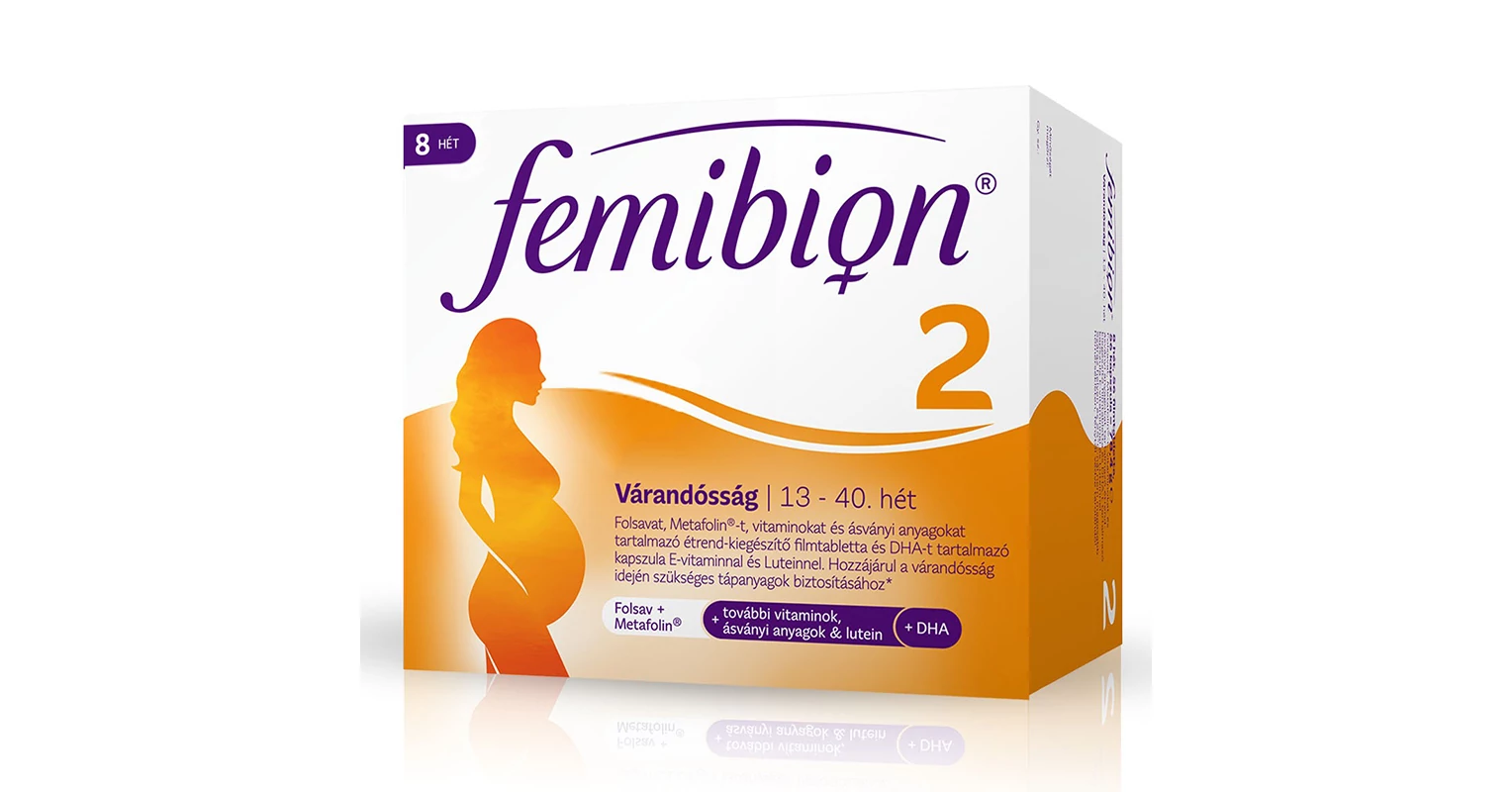 Femibion 2 Várandósság filmtabletta és kapszula 56x+56x - Procter&Gamble
