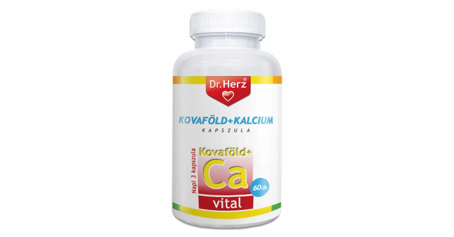 Dr. Herz Kovaföld + Kalcium + C-vitamin kapszula 60x - ODP Vital Kft.