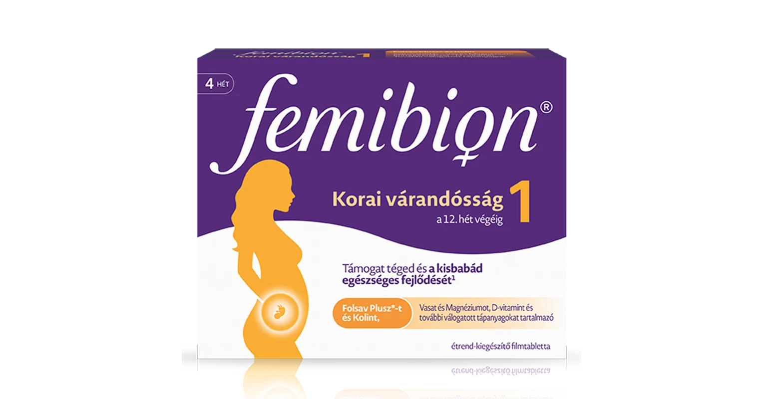 Femibion 1 Korai várandósság filmtabletta 28x | Procter&Gamble | Napi ...
