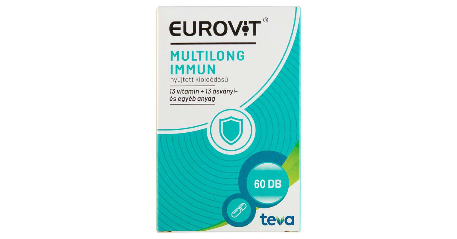 Eurovit Multilong Immun kapszula 60x - TEVA - Napi Vitamin