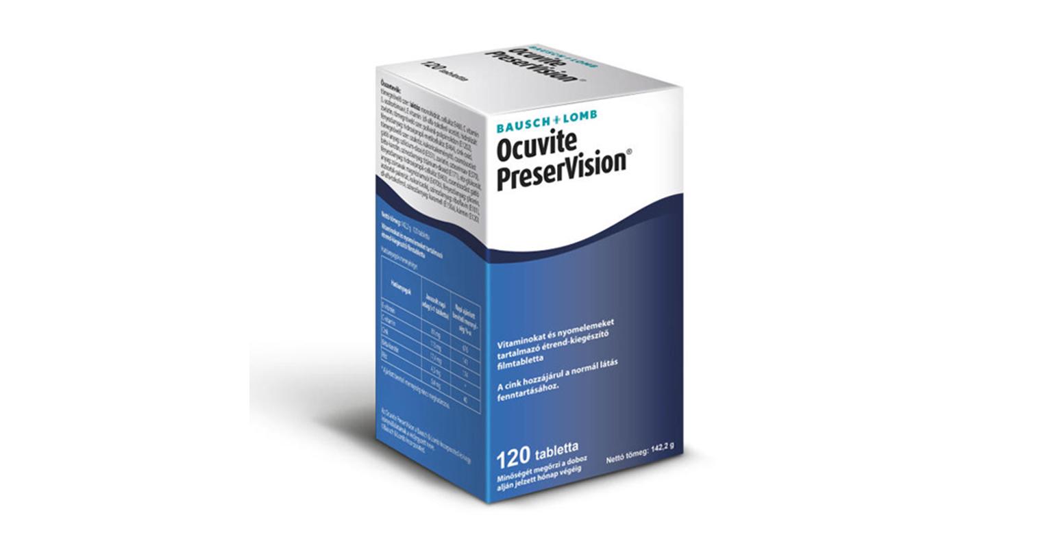 Ocuvite Preser Vision tabletta 120x - Valeant Pharma - Napi Vitamin
