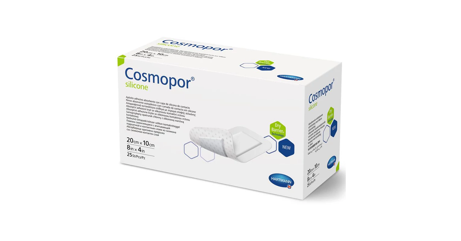 Cosmopor Silicone 20cm x 10cm 25x | Hartmann | Napi Vitamin
