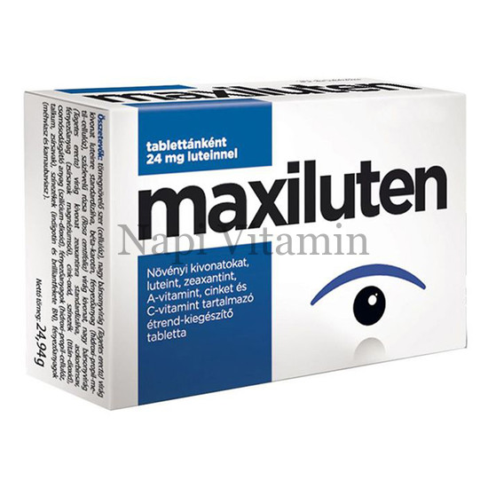 Maxiluten Lutein tabletta 60x - Aflofarm - Napi Vitamin