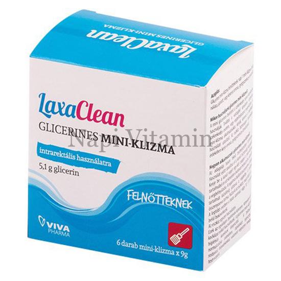 LaxaClean Glicerines mini-klizma felnőtteknek 6x - Supremex Kft. - Napi ...