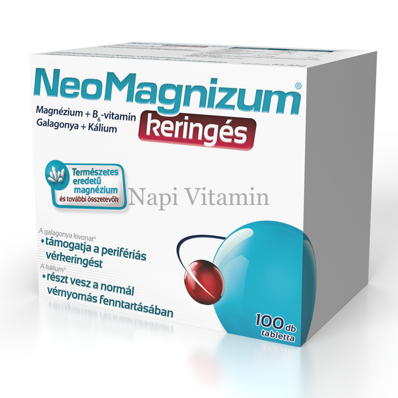 NeoMagnizum keringés magnézium tabletta 100x - Aflofarm - Napi Vitamin