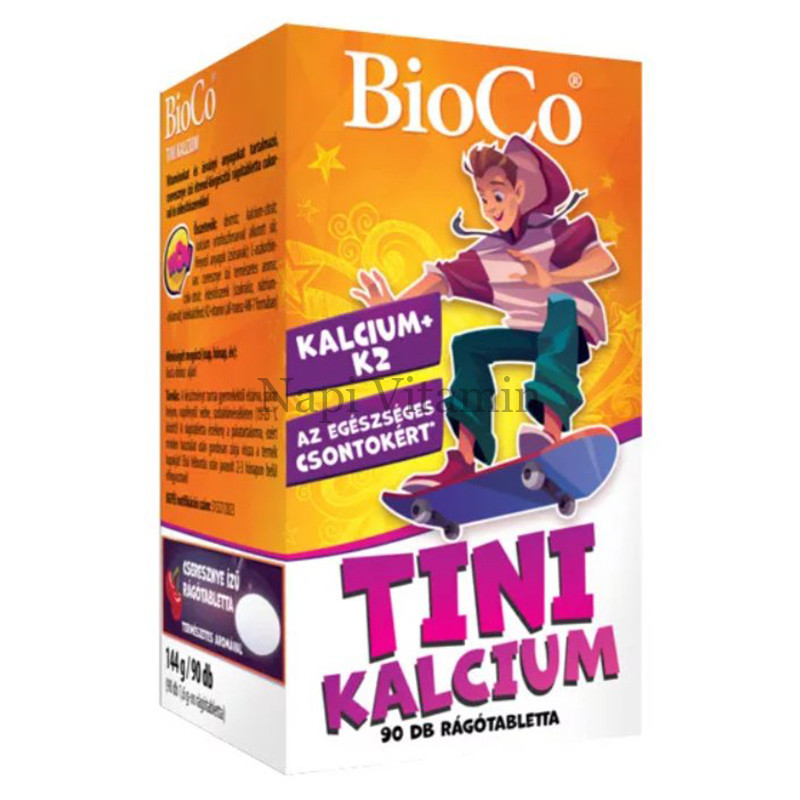 BioCo Tini kalcium rágótabletta 90x - Bioco - Napi Vitamin