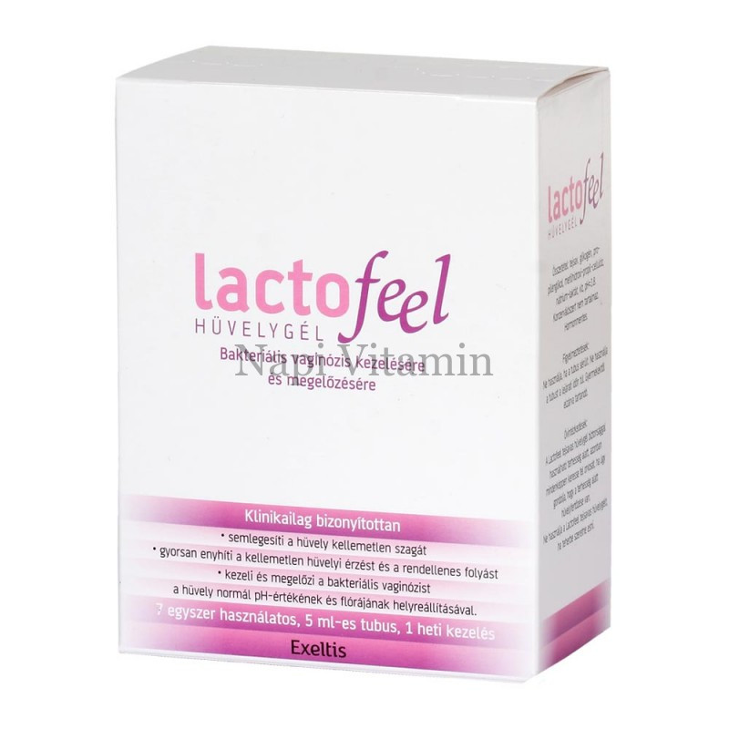 Lactofeel Hüvelygél 7x5ml - Exeltis - Napi Vitamin