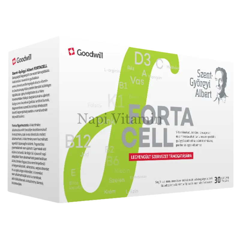 Szent-Györgyi Albert FORTACELL 30x - Goodwill - Napi Vitamin