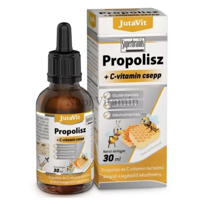 Jutavit Propolisz +C-vitamin csepp 30ml - JuvaPharma - Napi Vitamin