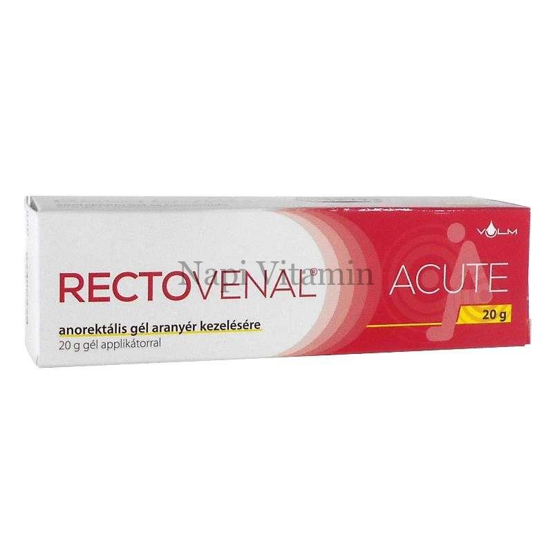 RectoVenal Acute gél applikátorral 20g - Stada - Napi Vitamin